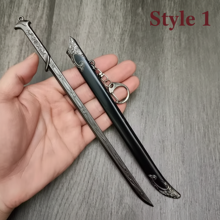 METAL SWORD KEYCHAINS – UNIQUE RANDOM PARADISE 🌺
